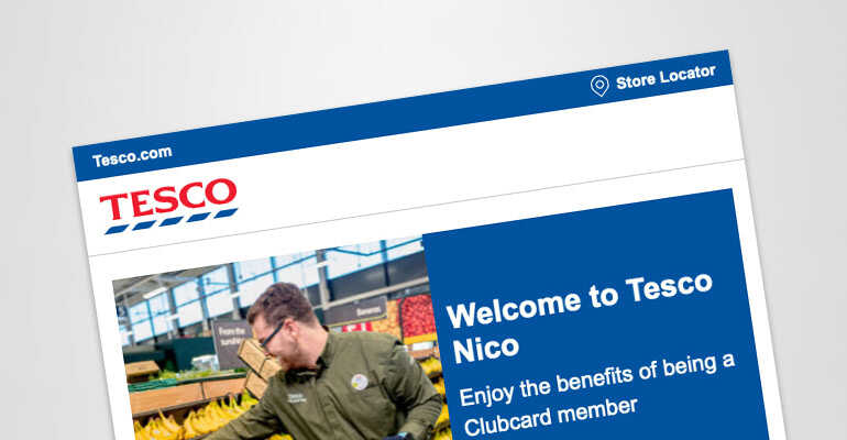 Tesco zeigt, wie es geht: Wie Welcome Mails (gerade jetzt) für ein ...